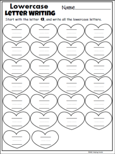 Free Valentine's Day Letter Writing Worksheet For Kindergarten | Made ...