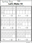 Free Spring Kindergarten Math Worksheet - Made By Teachers