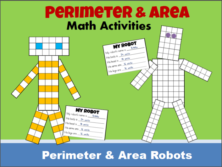 Perimeter and Area Activities - Cut and Paste - Made By Teachers