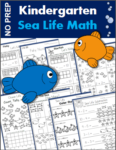 Sea Life Kindergarten No Prep Math Packet | Made By Teachers