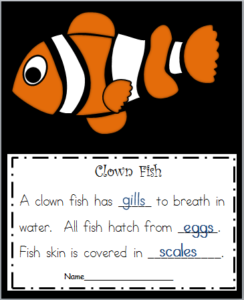 Clown Fish Craft and Writing | Made By Teachers