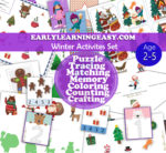 Winter Activities Set for Toddlers, Pre-K, Age 2-5 - Made By Teachers