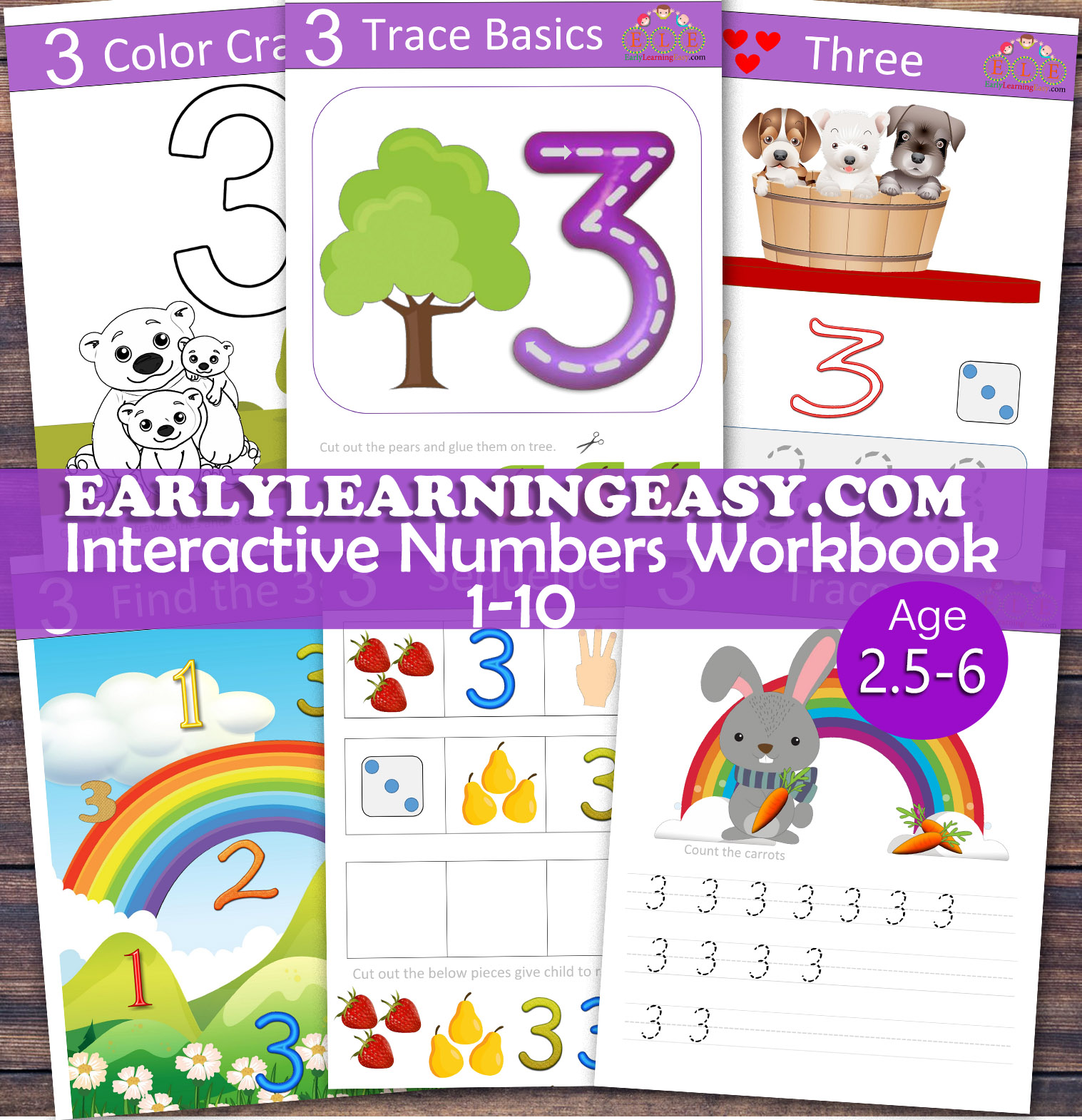 Interactive Numbers Workbook 1 10 Made By Teachers