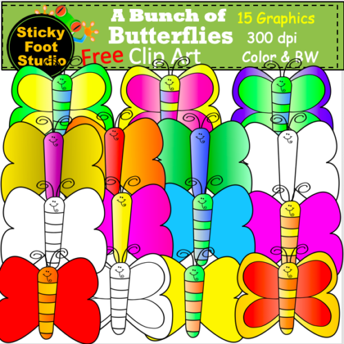 Free Math Clip Art Spinners (Sticky Foot Studio) - Made By Teachers