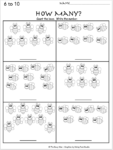 Free Kindergarten Math Worksheet - Count and Write 6 to 10 | Made By ...