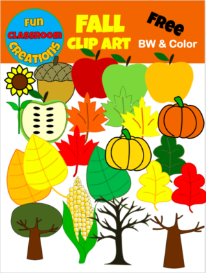 Free Fall Clip Art for Teacher Creations - Made By Teachers