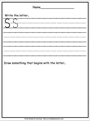 Trace Uppercase Letters Worksheet | Made By Teachers