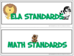 Common Core Standards Posters - 3rd Grade - ELA & MATH (HALF PAGE ...