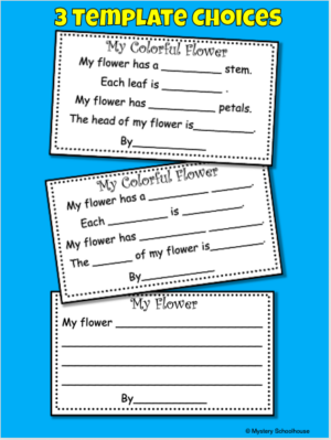 Flower Craft and Color Writing Activity | Made By Teachers