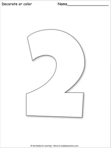 Giant Number 29 Coloring Page - Made By Teachers