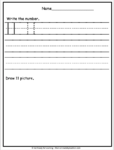 Math Writing Practice - Number 22 - Made By Teachers
