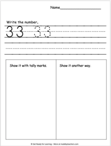 Exploring Number 33 Worksheet - Made By Teachers