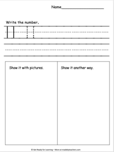 Number Writing Practice - 18 - Made By Teachers