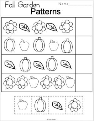 Flowers and Butterfly Patterns - Cut and Paste | Made By Teachers
