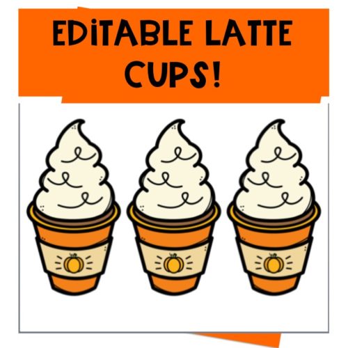 Pumpkin Spice Fall Bulletin Board or Door Decor - Made By Teachers