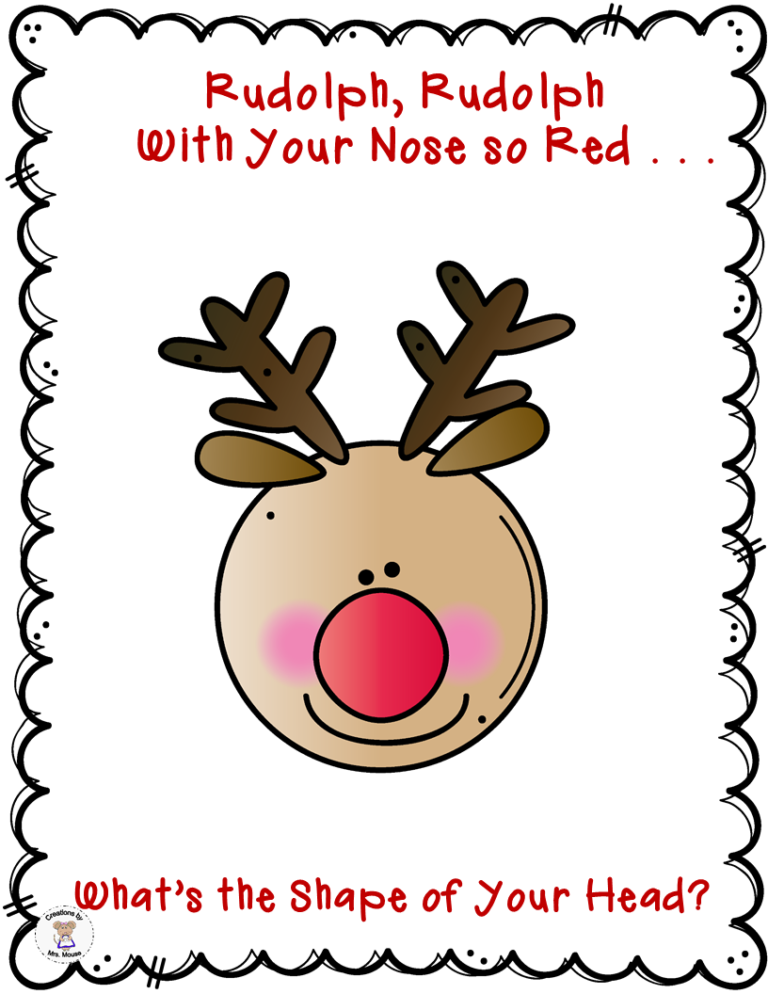 Shapes - 2D Shapes - Rudolph, Rudolph, With Your Nose So Red | Made By ...
