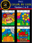 Color By Code Fall Bundle - 14 Number Worksheets - Made By Teachers