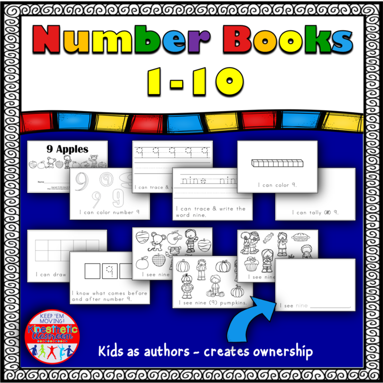 Number Books 1-10 | Made By Teachers