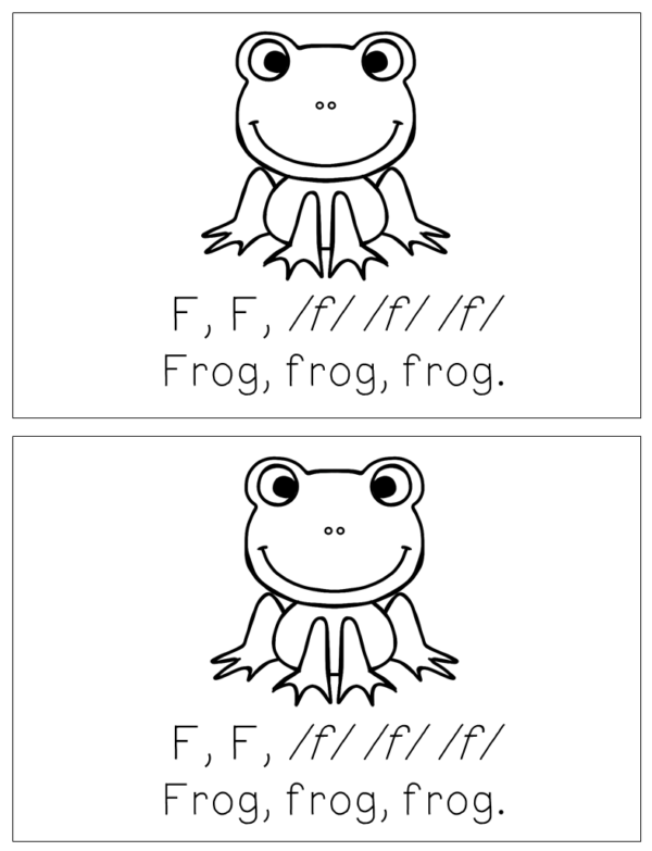 Alphabet Letter F Recognition & Sound Practice Book - Digital & Print ...