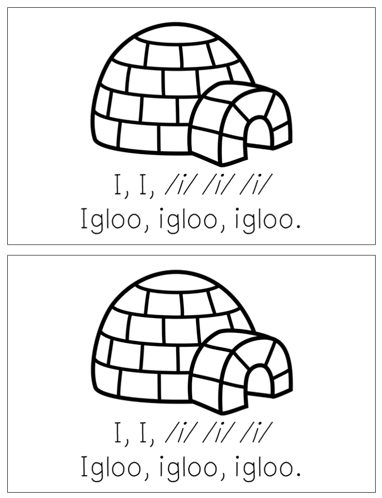 Alphabet Letter I (Short) Recognition & Sound Practice Book – Digital ...