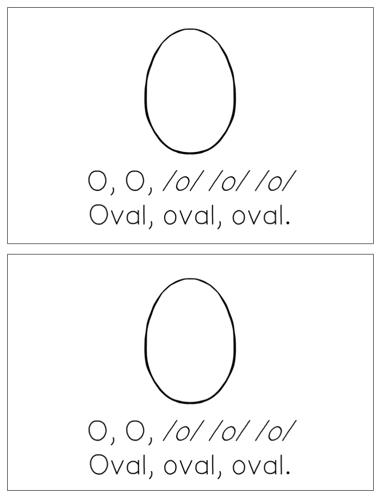Alphabet Letter O (Long) Recognition & Sound Practice Book – Digital ...