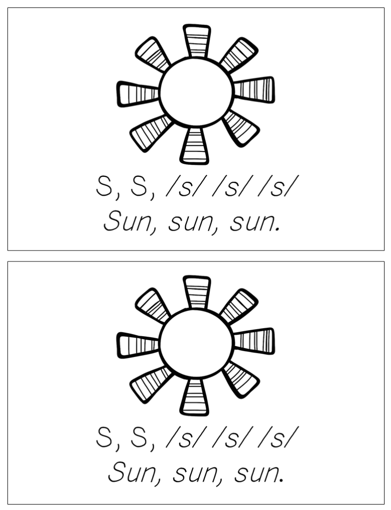 Alphabet Letter S Recognition & Sound Practice Book - Digital & Print ...