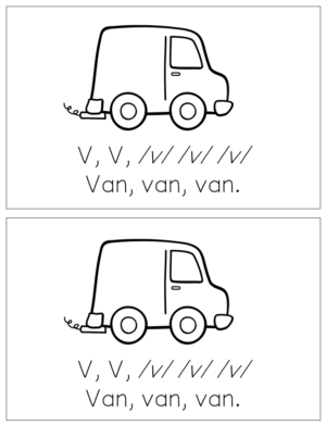 Alphabet Book Letter V - Made By Teachers