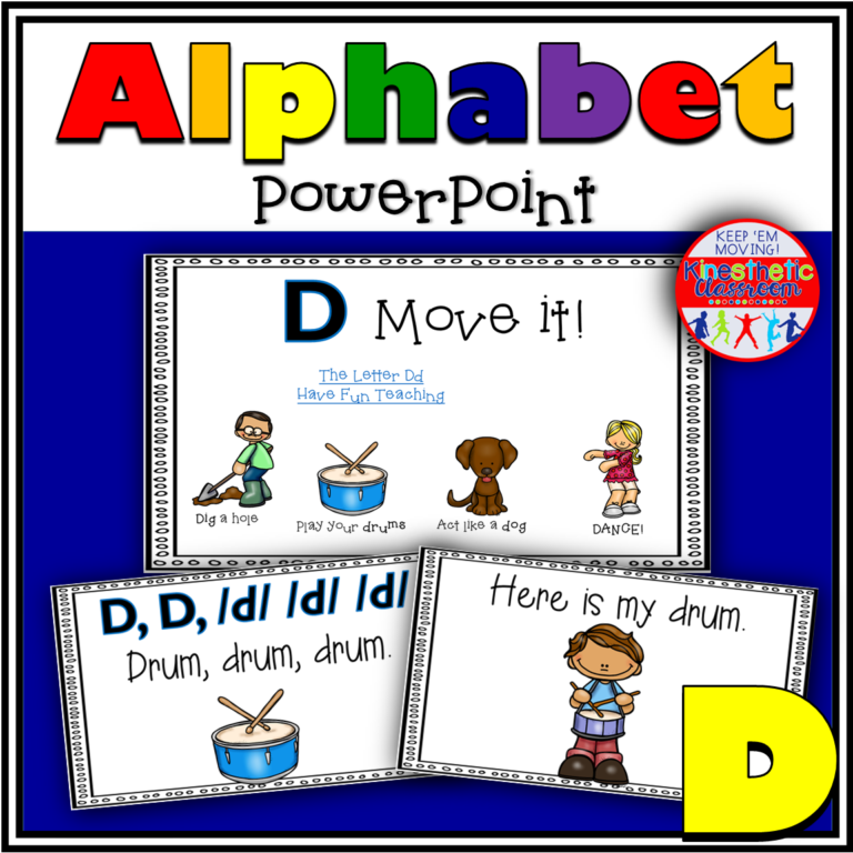 Alphabet Activity Letter Sound D PowerPoint Presentation | Made By Teachers