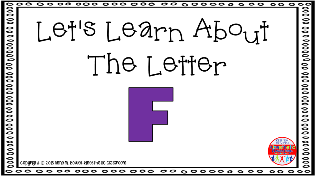 Alphabet Activity Letter Sound F PowerPoint Presentation - Made By Teachers