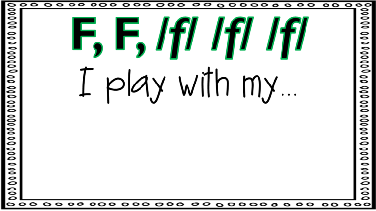 Alphabet Activity Letter Sound F PowerPoint Presentation | Made By Teachers