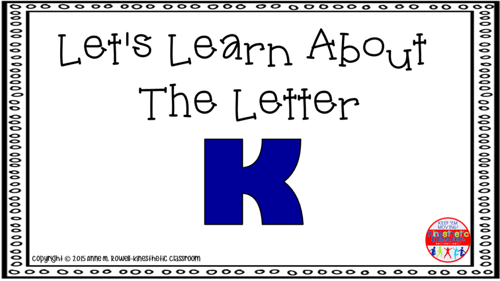 Alphabet Activity Letter Sound K PowerPoint Presentation - Made By Teachers