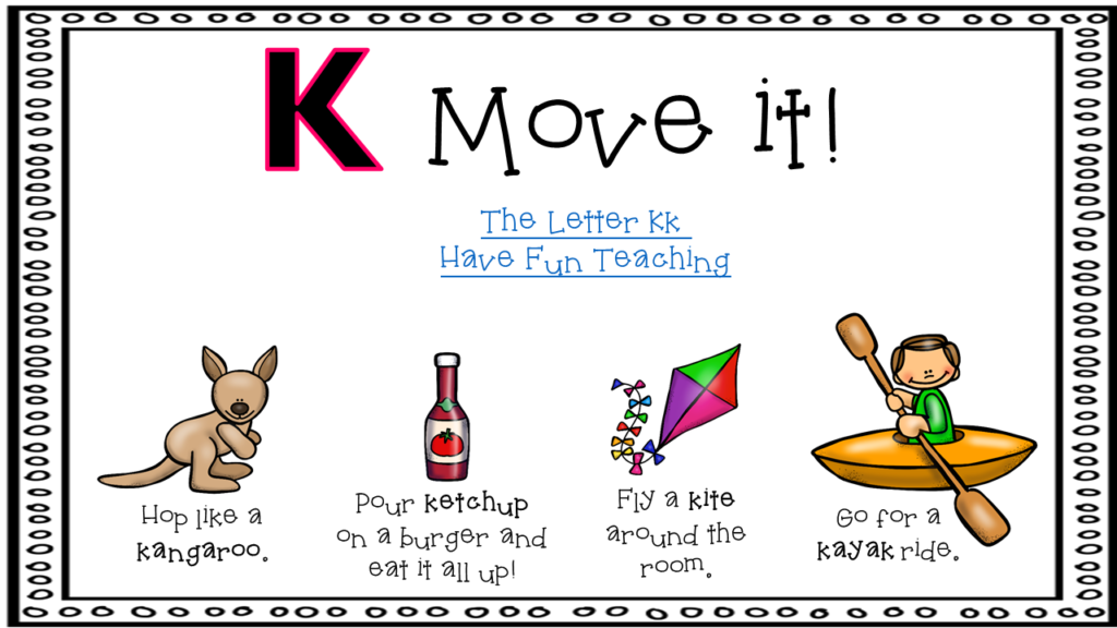 Alphabet Activity Letter Sound K PowerPoint Presentation - Made By Teachers