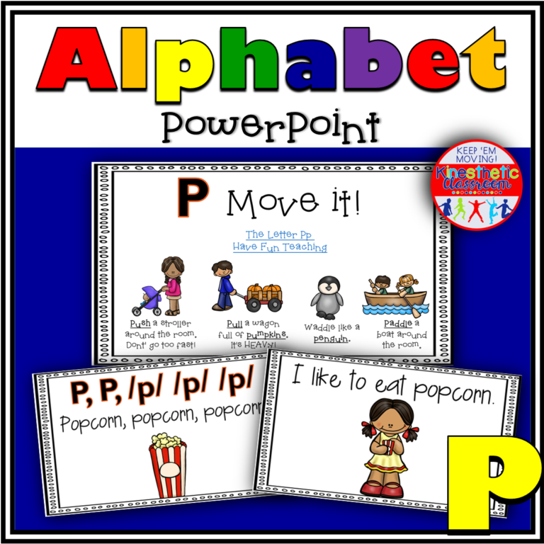 Alphabet Activity Letter Sound P PowerPoint Presentation - Made By Teachers