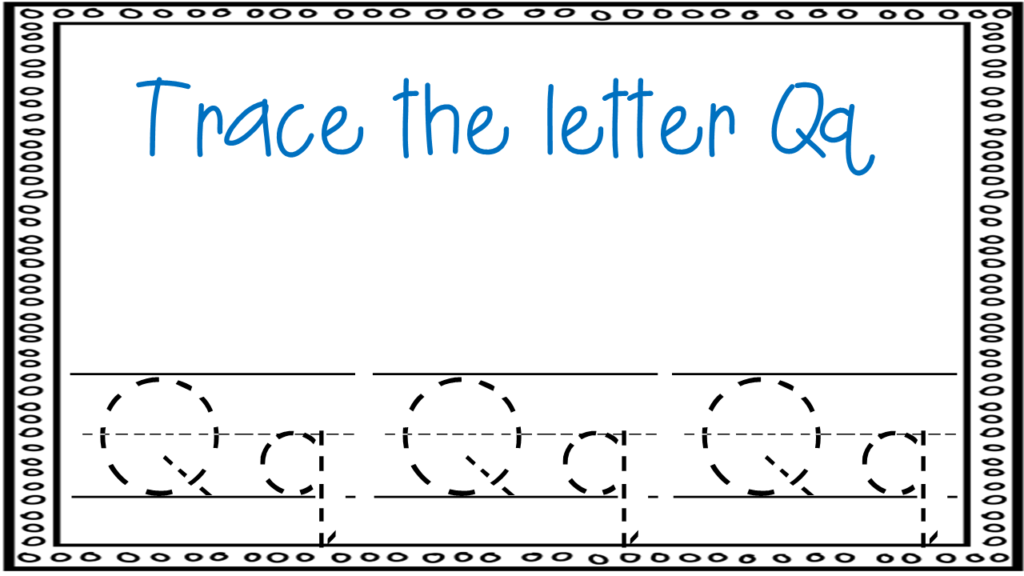 Alphabet Activity Letter Sound Q PowerPoint Presentation | Made By Teachers