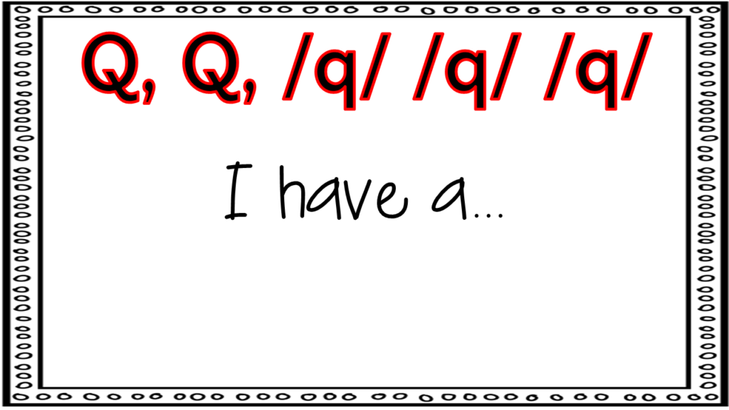 Alphabet Activity Letter Sound Q PowerPoint Presentation | Made By Teachers