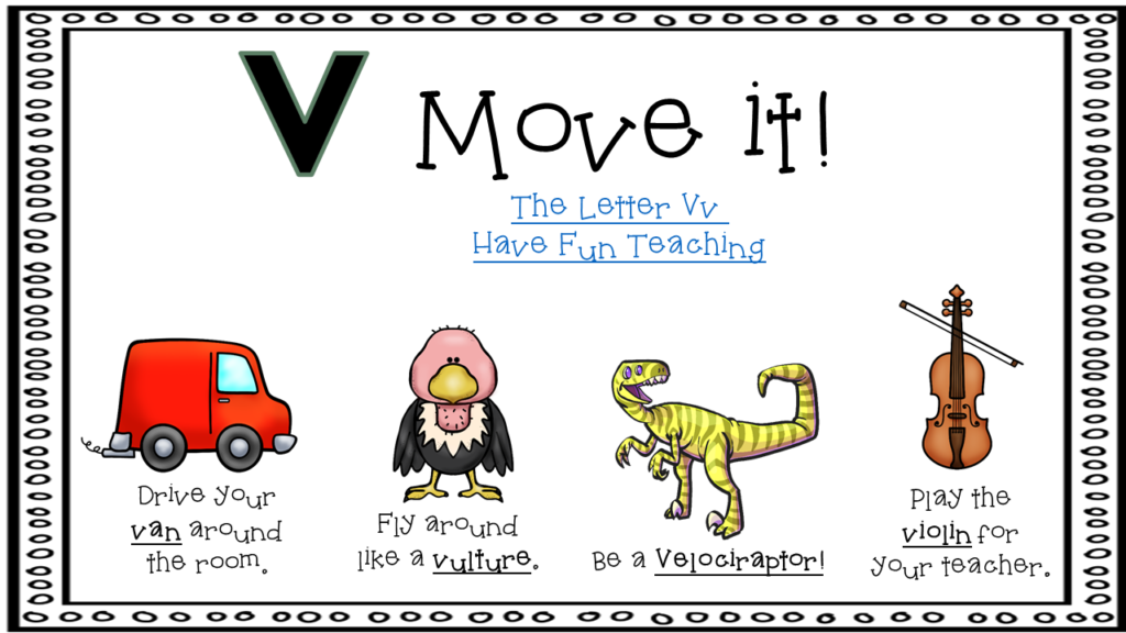 Alphabet Activity Letter Sound V PowerPoint Presentation | Made By Teachers