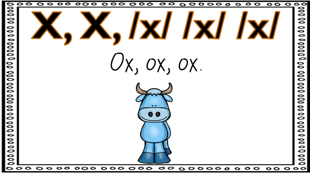 Alphabet Activity Letter Sound X PowerPoint Presentation | Made By Teachers