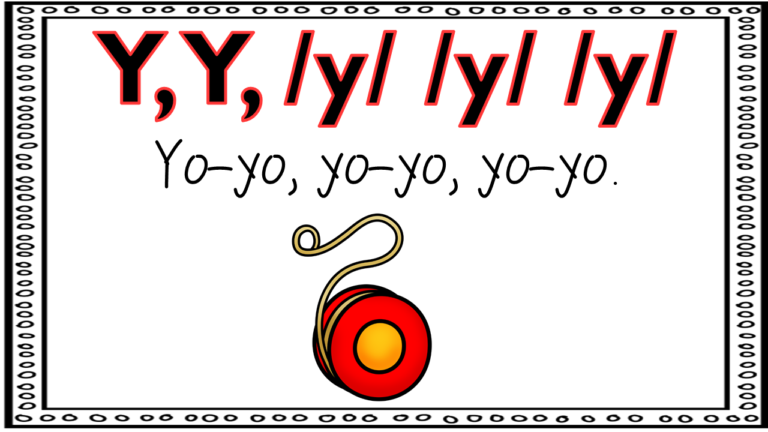 Alphabet Activity Letter Sound Y PowerPoint Presentation | Made By Teachers