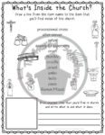What's Inside the Church Worksheet Pack - Made By Teachers