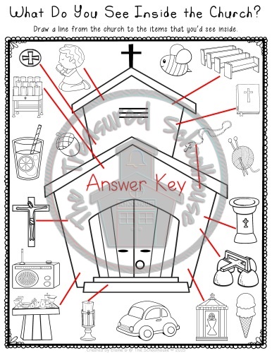 What s Inside The Church Worksheet Pack Made By Teachers