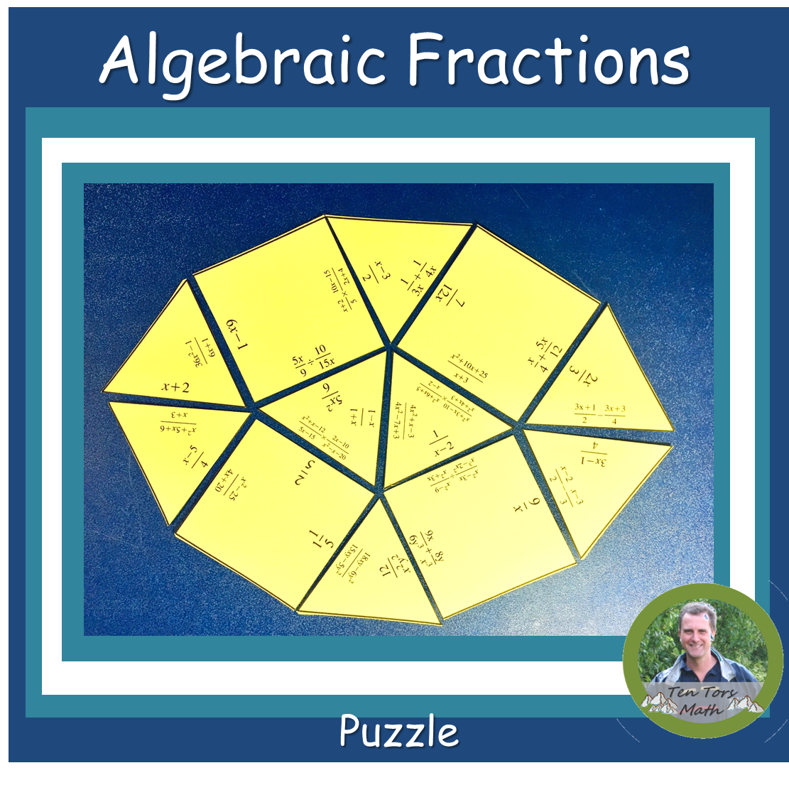 Algebraic Fractions Puzzle Made By Teachers