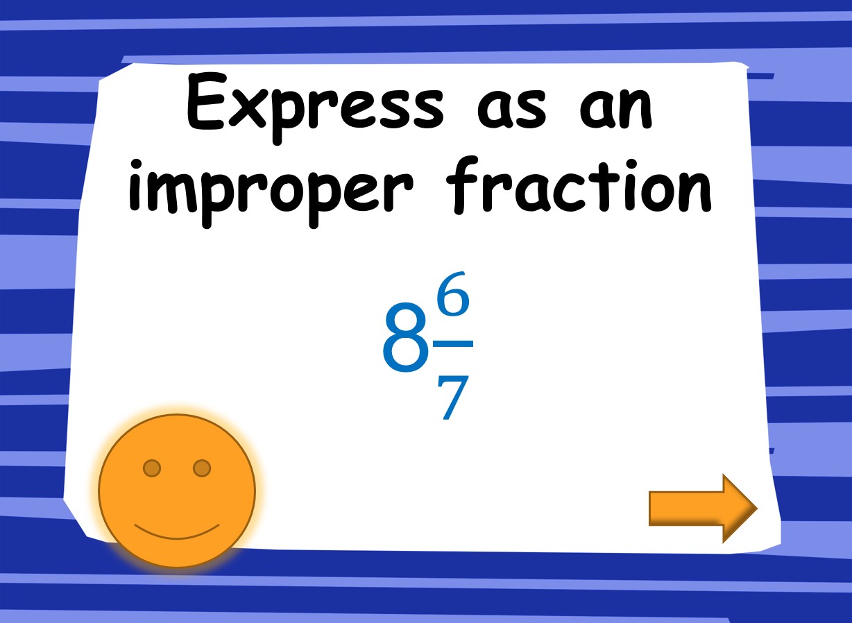 Mixed Numbers and Improper Fractions Game | Made By Teachers