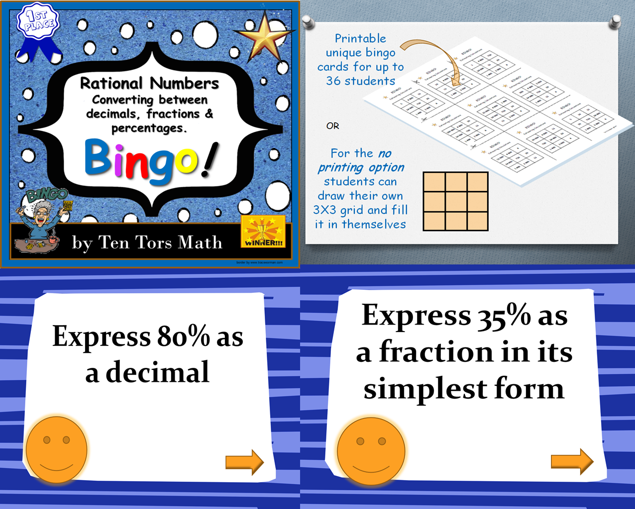 Rational Numbers Game Made By Teachers