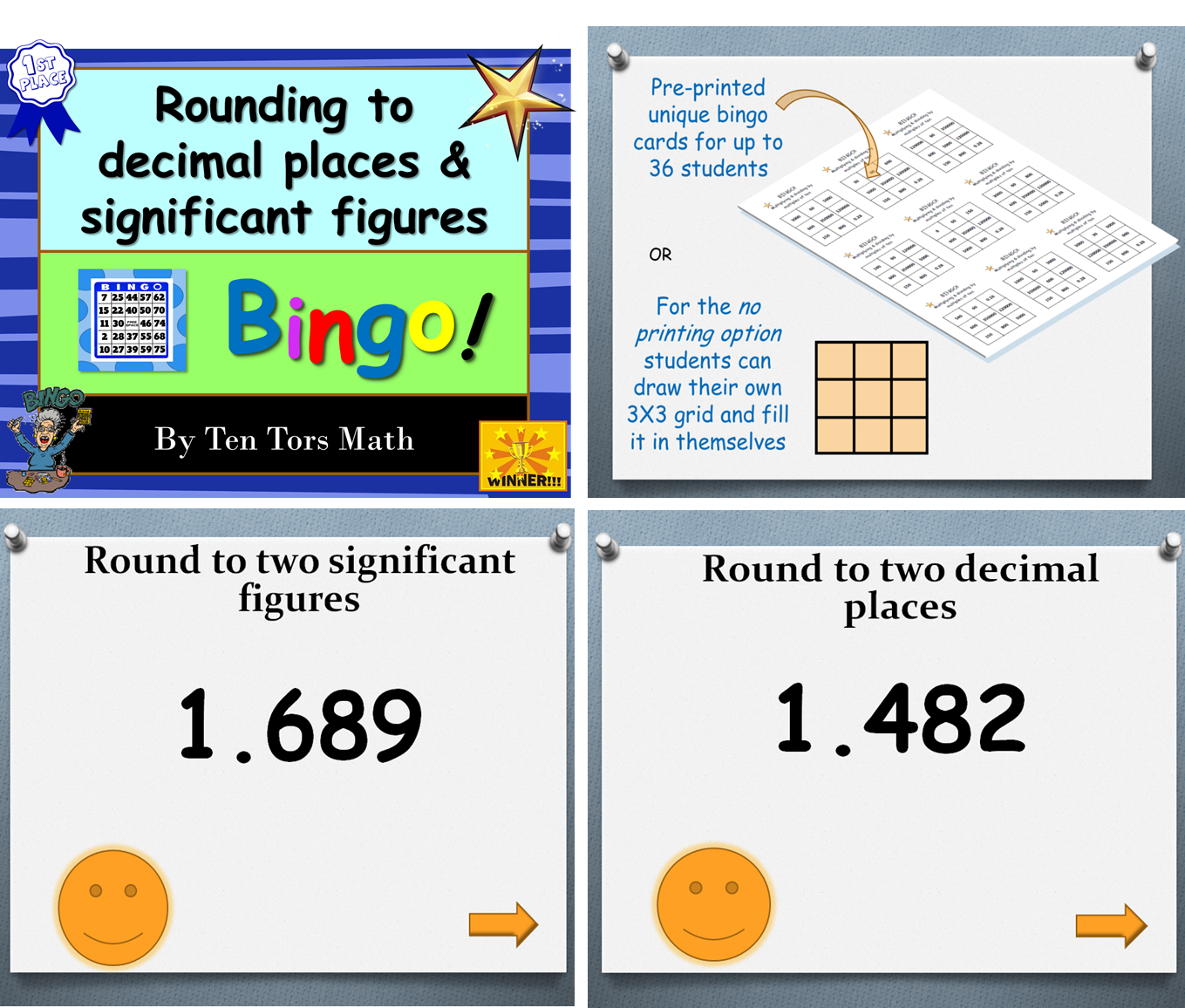 Rounding To Decimal Places Significant Figures Game Made By Teachers