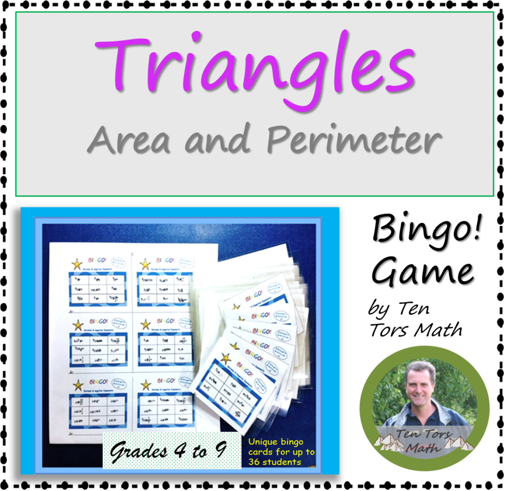 Triangles Area and Perimeter Game | Made By Teachers