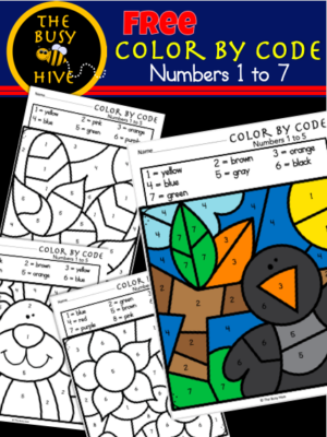 Color By Code - Kindergarten Math Numbers Worksheet - Made By Teachers