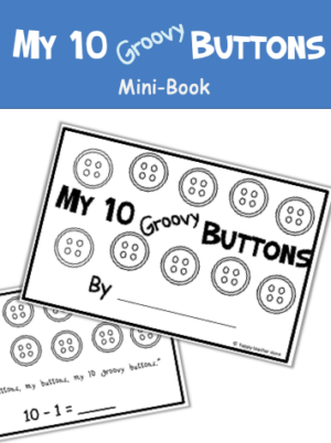 My 10 Groovy Buttons Subtraction Mini-Book - Made By Teachers