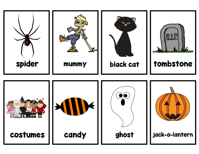 ESL Halloween Vocabulary BINGO - Made By Teachers