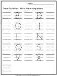 Trace Uppercase Letters Worksheet | Made By Teachers