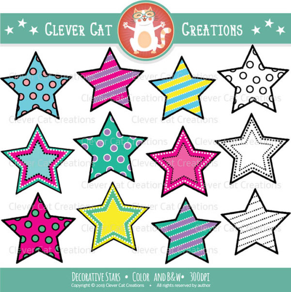 Free Star Clip Art - Made By Teachers